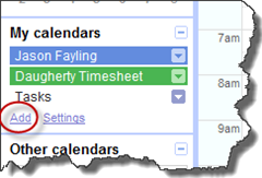 Jason R. Fayling: Use Google Calendar as a Timesheet